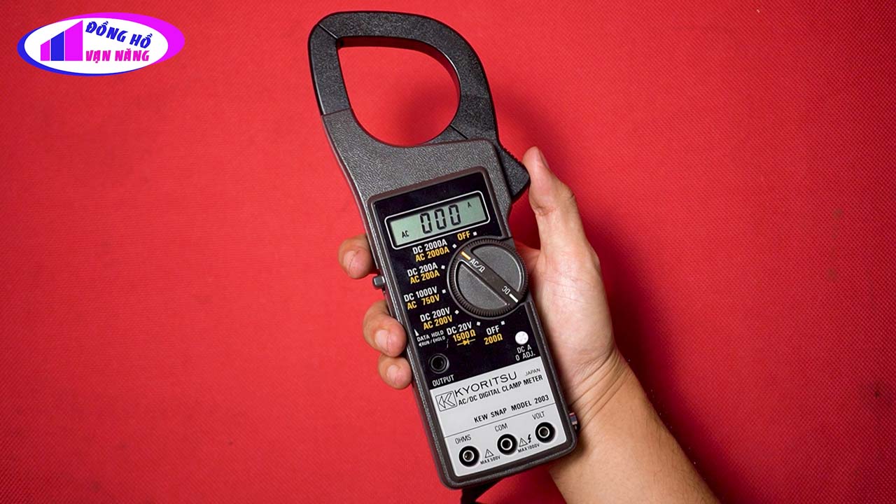 Ampe kìm điện tử Kyoritsu Kew Snap 2003 (Digital clamp meter Kew sanp ...