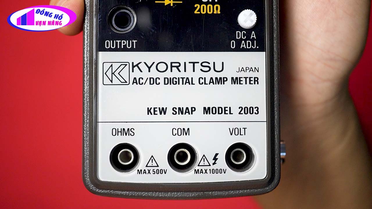Ampe kìm điện tử Kyoritsu Kew Snap 2003 (Digital clamp meter Kew sanp ...